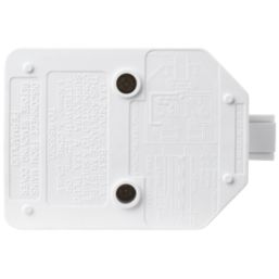 Masterplug 13A 1-Gang Unfused Rewireable Socket White - Screwfix