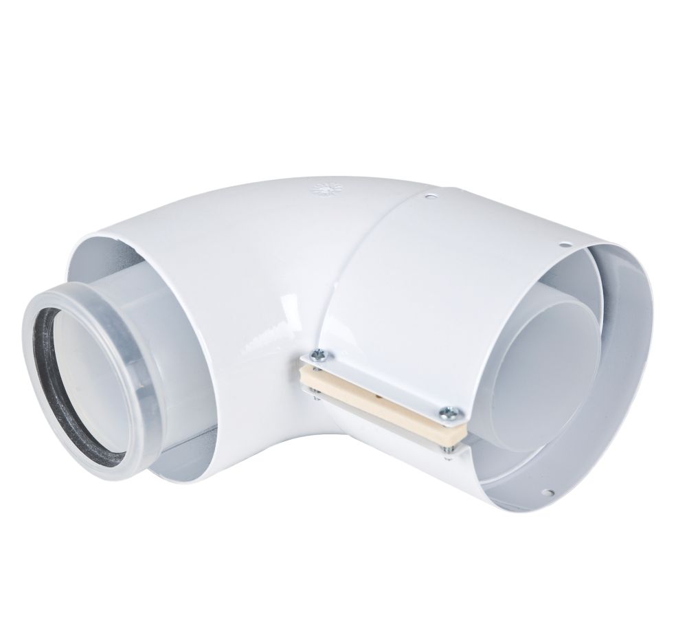 Heatline Flue Elbow Bend 90° - Screwfix