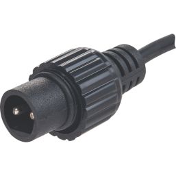 Luceco Outdoor 12V Low Voltage Festoon Extension Cable 3m - Screwfix