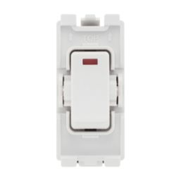 British General Nexus 20A Grid DP Immersion Heater Switch White with ...