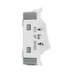 British General Nexus 20A Grid DP Immersion Heater Switch White with ...