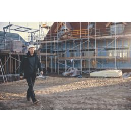 Apache Calgary Stretch Trouser Black 34" W 29" L - Screwfix