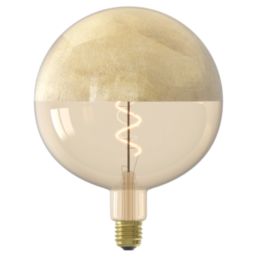 Calex XXL Kalmar Gold E27 Decorative LED Light Bulb 100lm 4W - Screwfix