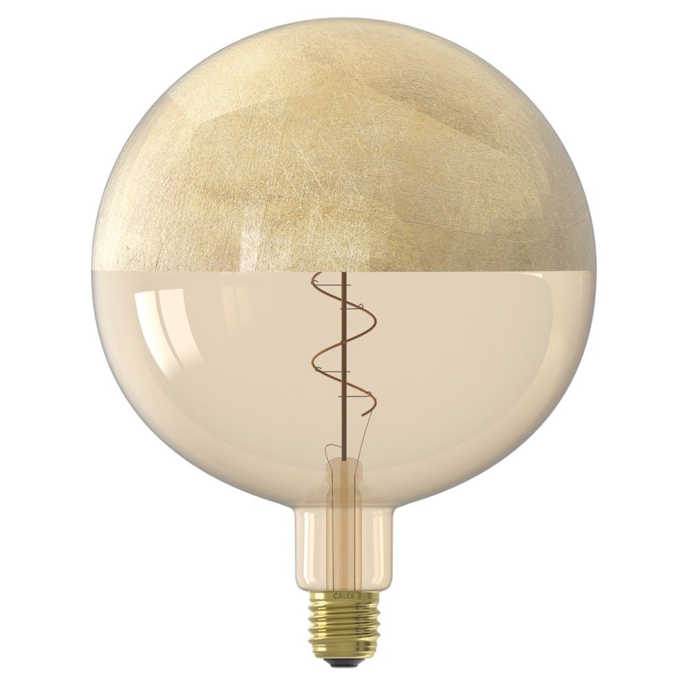 Calex XXL Kalmar Gold E27 Decorative LED Light Bulb 100lm 4W - Screwfix