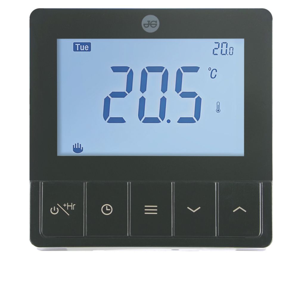 JG Underfloor JGTIME4BL Digital Hot Water Timer - Screwfix