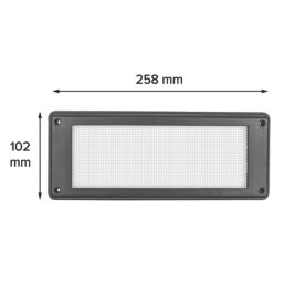 Metex Ventguard Grey Rodent & Crawling Insect Airbrick Vent Cover ...
