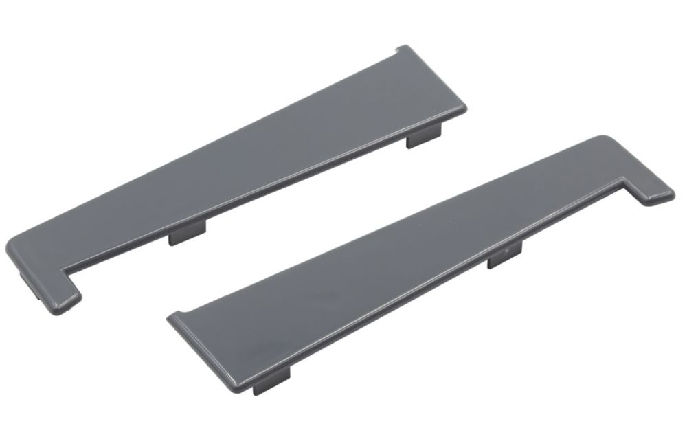 Crystal PVC Window Sill End Cap Anthracite Grey 120mm 2 Pack - Screwfix