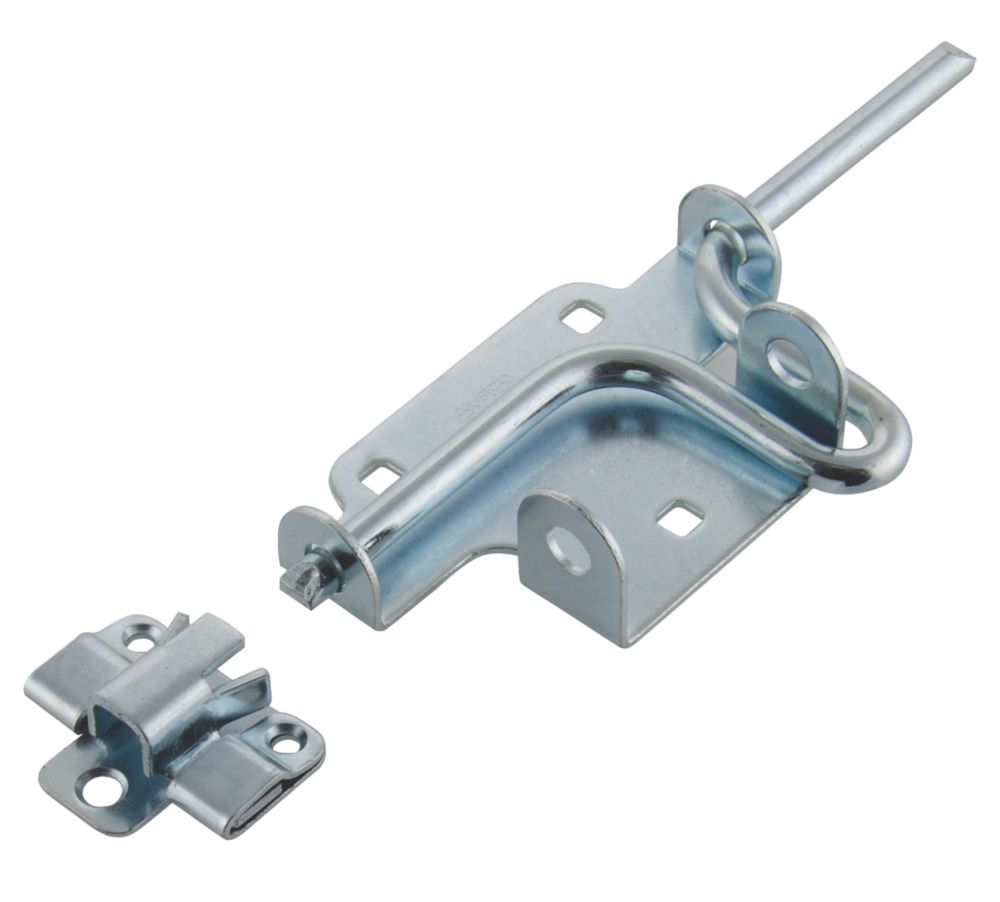 Ajustlock Slide Bolt Blue Passivated 180mm - Screwfix