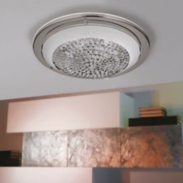 Eglo Acolla LED Wall & Ceiling Light Chrome 6W 1110lm - Screwfix