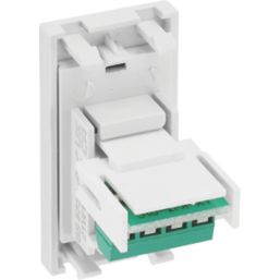 British General Modular RJ11 Telephone / Data Socket White - Screwfix
