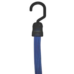 Smith & Locke Flat Bungee Cords 600mm x 18mm 6 Pack - Screwfix