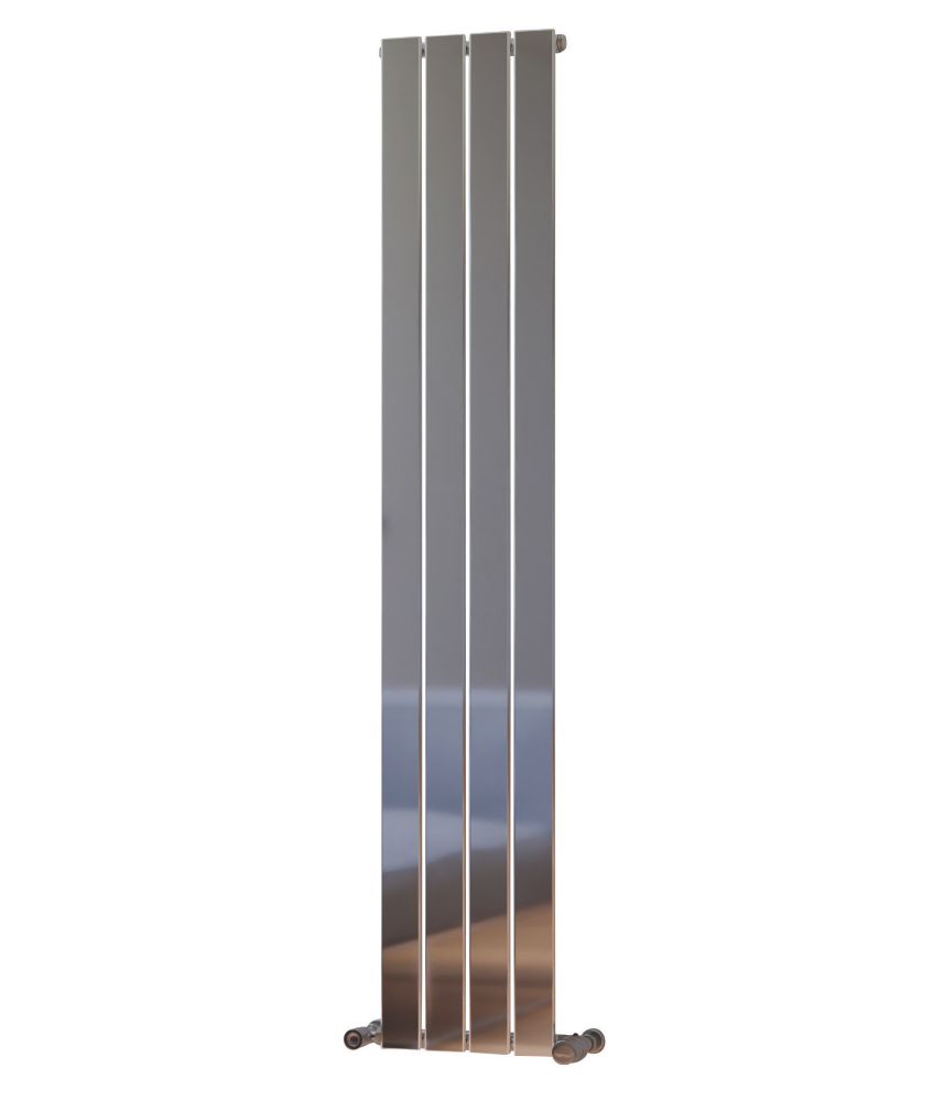 Ximax Oceanus 1500mm x 270mm 1521BTU Chrome Vertical Designer Radiator ...