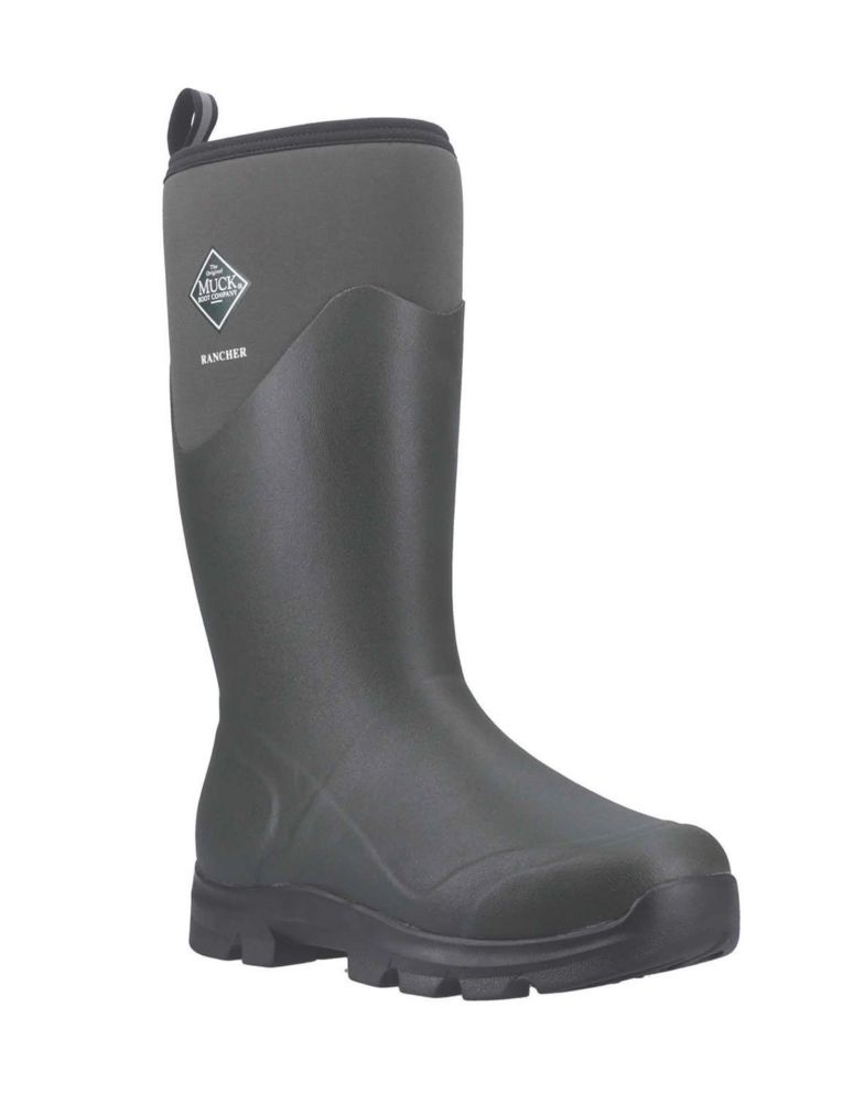 Muck Boots Size 13 Olive Non Safety Wellies - Screwfix