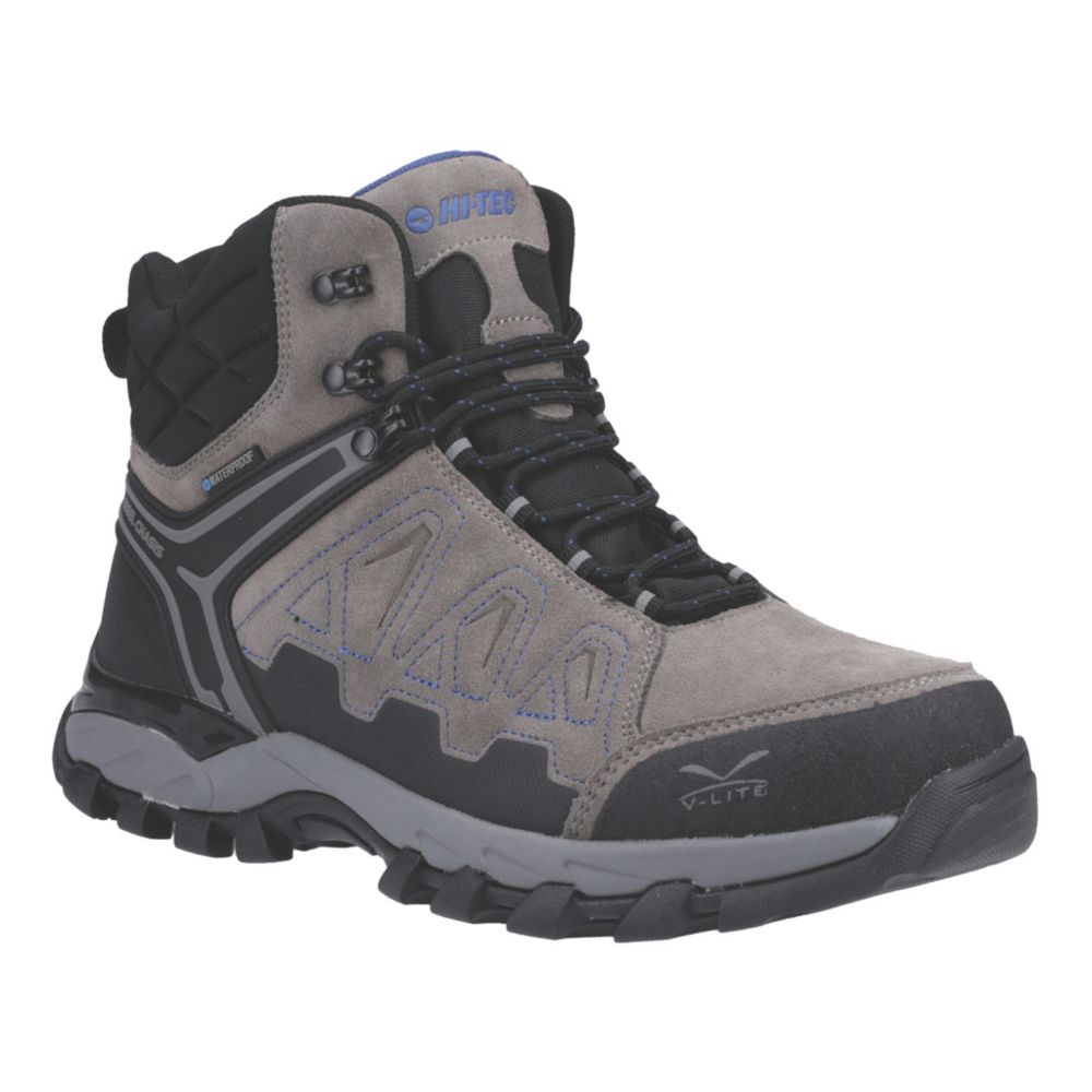 Hi-Tec V-Lite Explorer WP Size 9 Charcoal Waterproof Non Safety Work ...