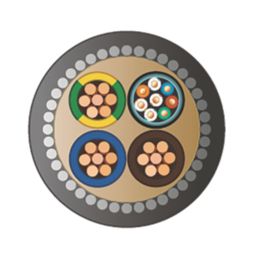 Time EV-Ultra Black 3-Core 10mm² & Cat 5e 4-Pair Armoured EV Charging ...