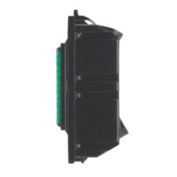 Contactum Green Neon Power Indicator with Black Inserts 230V - Screwfix