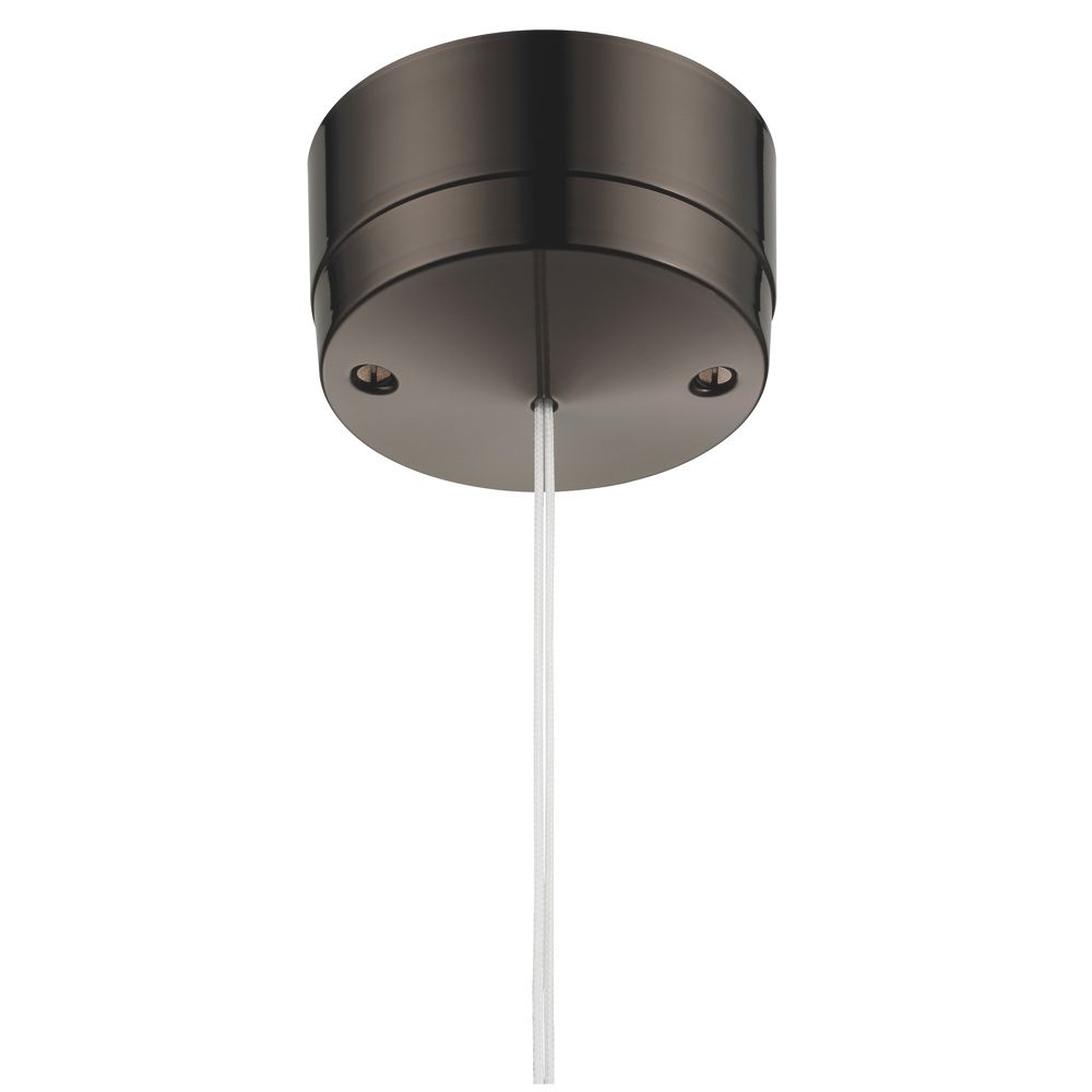 LAP 6A 2-Way Ceiling Switch Black Nickel - Screwfix