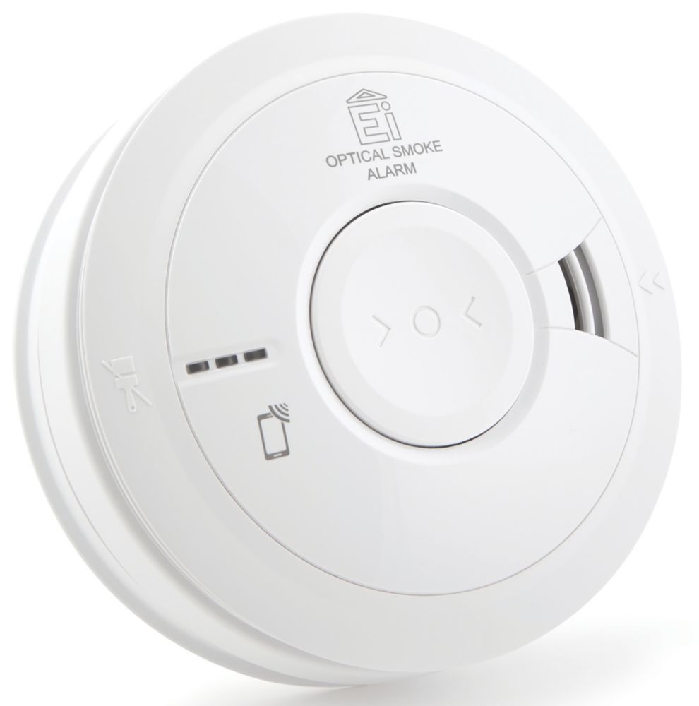 Aico Ei3016 Mains Interlinked Optical Smoke Alarm - Screwfix