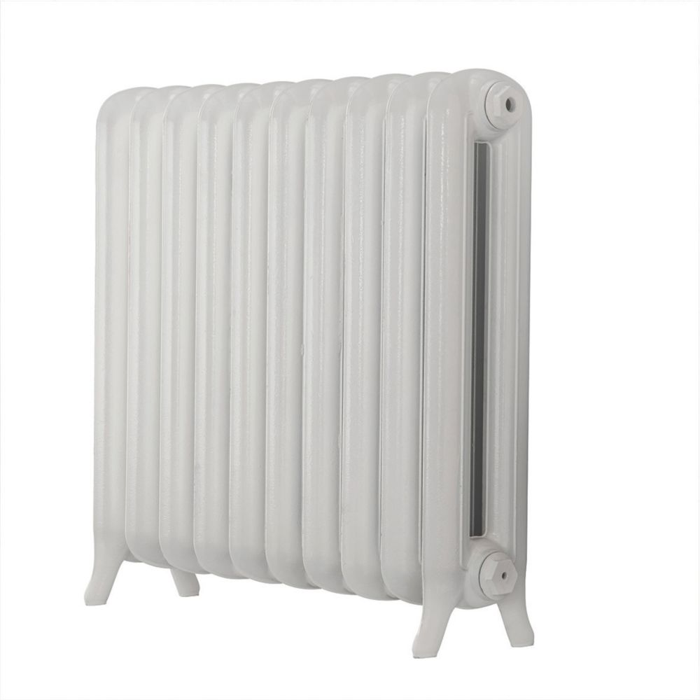 Arroll 748mm x 794mm 3780BTU White Cast Iron 2 Column Radiator - Screwfix