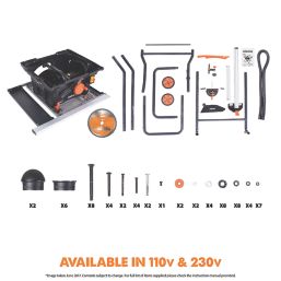Evolution RAGE5-S 255mm Electric Table Saw 230V - Screwfix