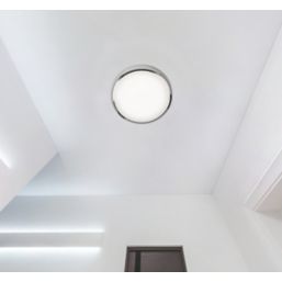 Knightsbridge Bulkhead Bezel Chrome 315mm - Screwfix