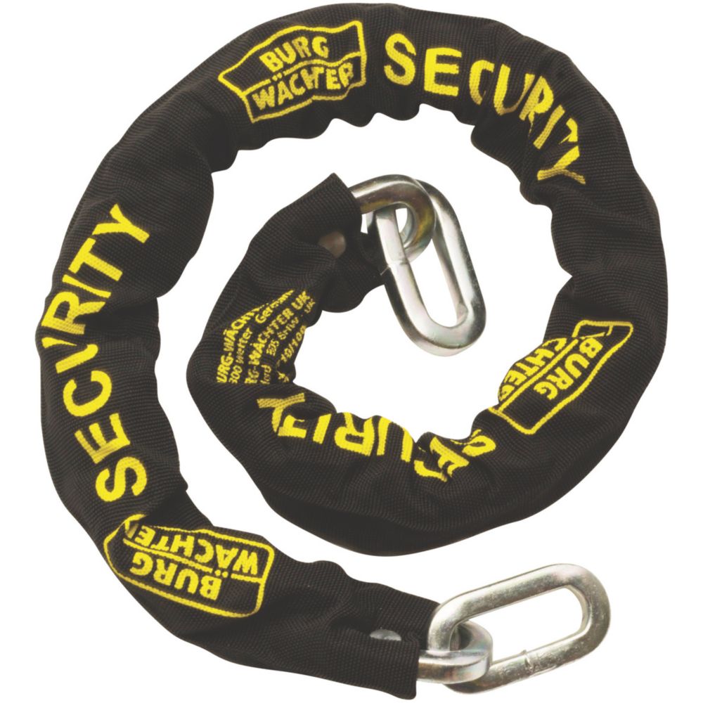 Burg-Wachter Hardened Steel Heavy Duty Chain 1m x 10mm - Screwfix