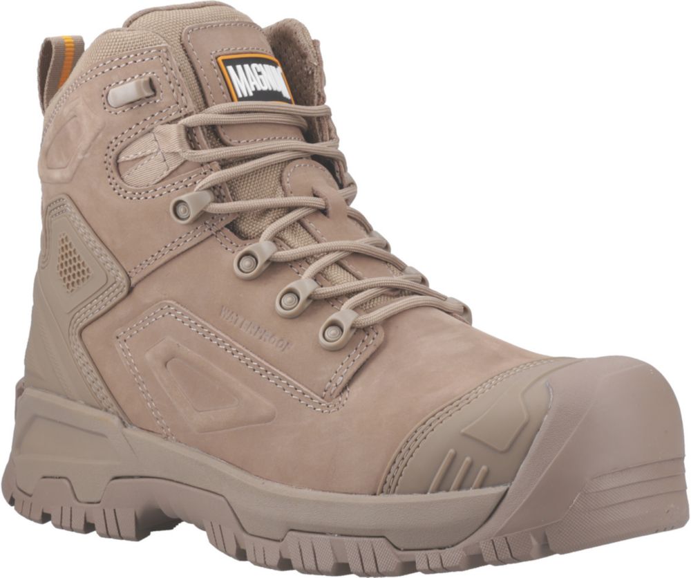 Magnum Highway 6" Size 7 Stone Waterproof Safety Boots - Screwfix