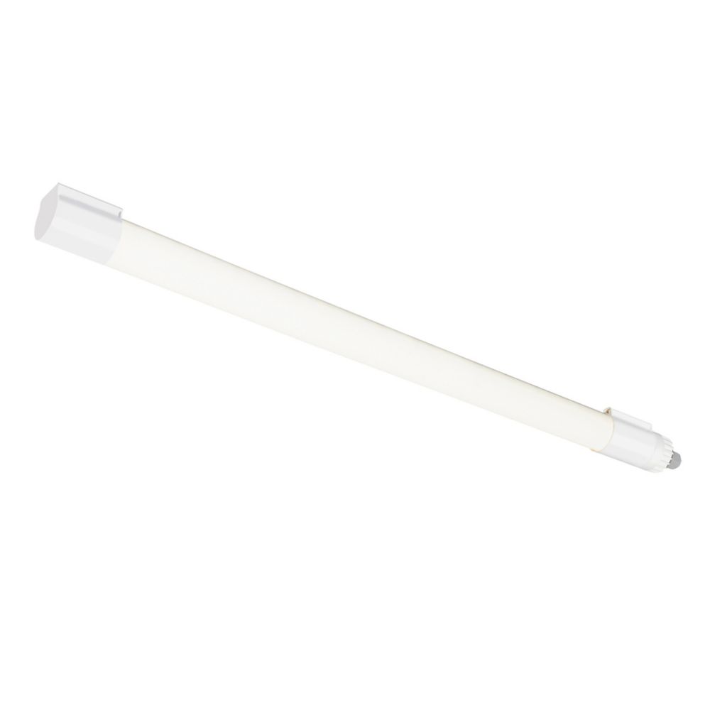 4lite Single 4ft LED Non-Corrosive Batten 25W 3100lm 220-240V - Screwfix
