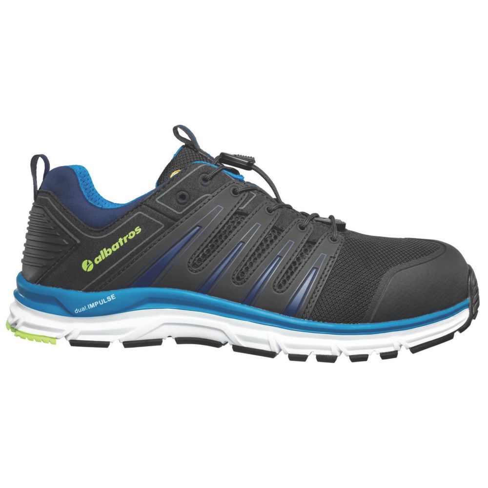 Albatros Breeze Impulse Metal Free Safety Trainers Blue Size 9 - Screwfix