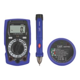 LAP DT-660 + AC-6F + DT-905A Electrical Tester Kit 3 Pieces - Screwfix