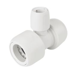 Hep2O Plastic Push-Fit Reducing Tee 28mm x 28mm x 15mm - Screwfix