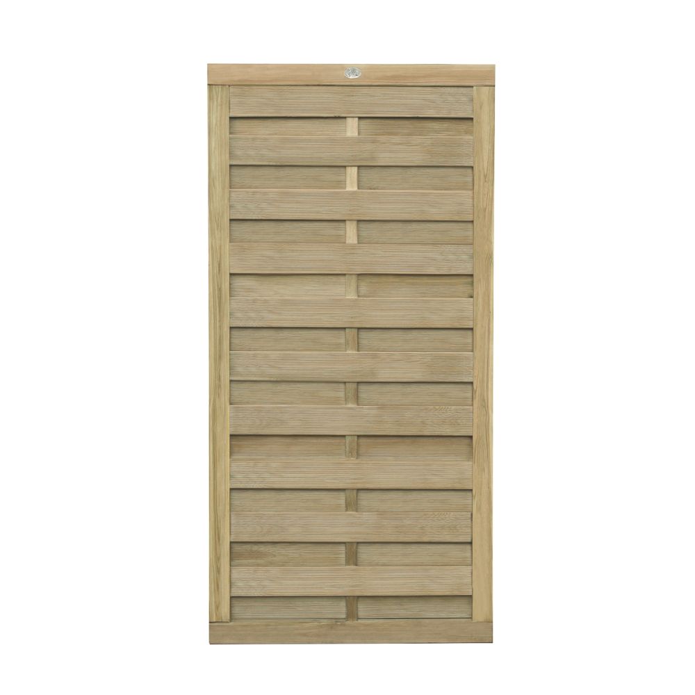 Forest Europa Plain Garden Gate 900mm x 1800mm Natural Timber - Screwfix