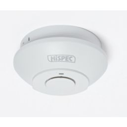 Hispec Fast Fix PE/FF10 Mains Interlinked Optical Smoke Alarm - Screwfix