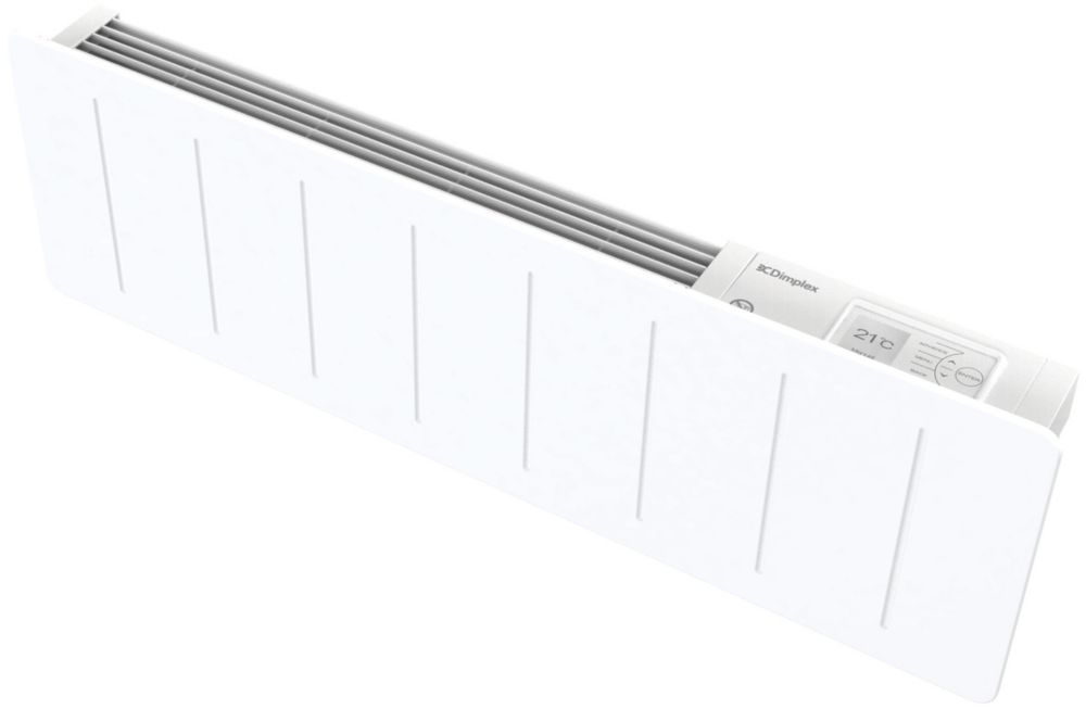 Dimplex 500W Electric Wall-Mounted Panel Heater 235mm x 746mm White ...