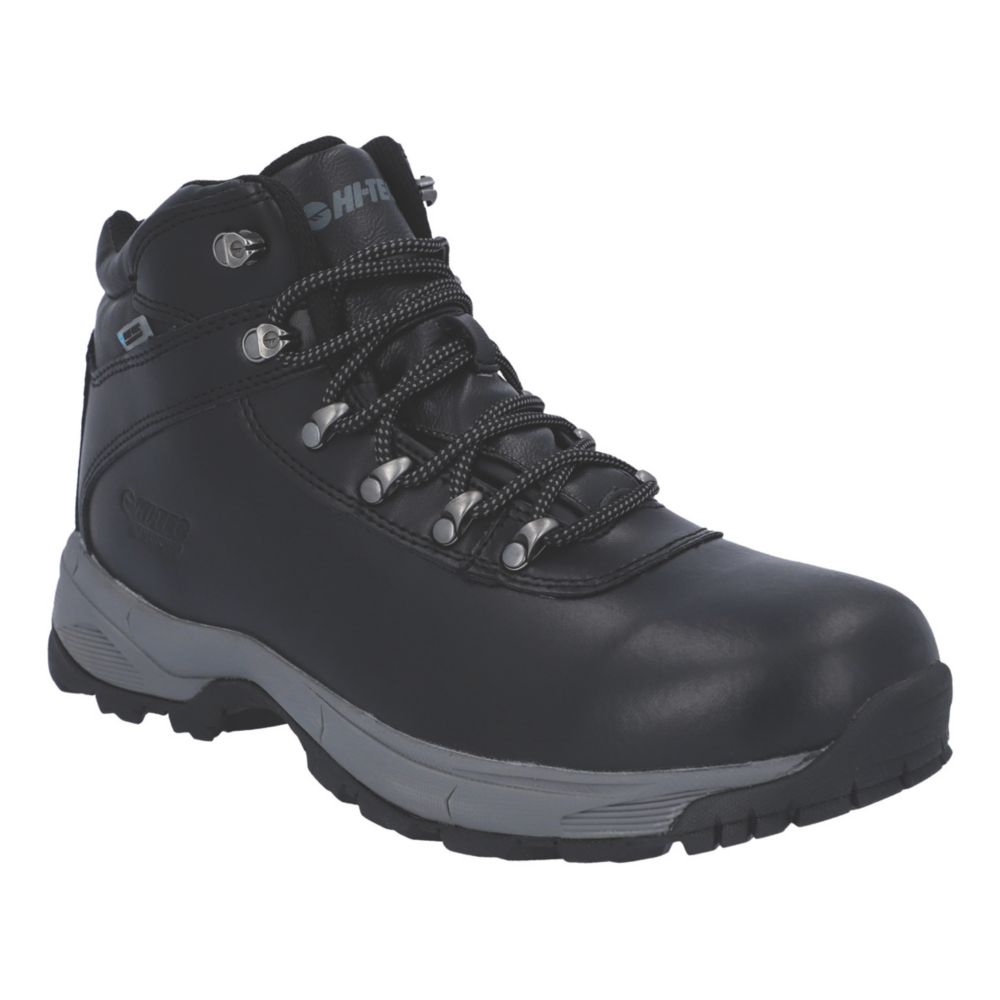 Hi-Tec Eurotrek Lite Size 13 Black Waterproof Non Safety Work Boots ...