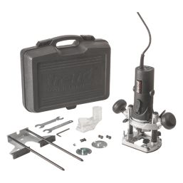 Trend T4ELK 850W 1/4" Electric Plunge Router 110V - Screwfix