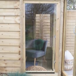 Forest Oakley 7' x 5' (Nominal) Pent Timber Summerhouse - Screwfix