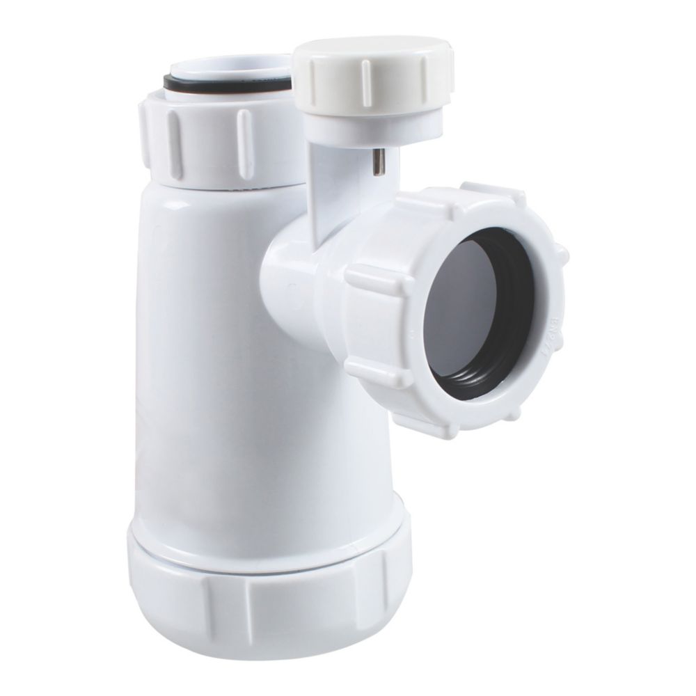 Flomasta Fixed 32mm Basin Bottle Trap - Screwfix