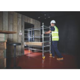 Werner MiniMax Single Depth Aluminium Tower 0.6m x 1.9m x 0.6m - Screwfix