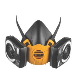 DEWALT Medium Half Mask Respirator with Filters P3 - Screwfix