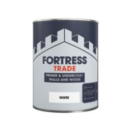 Fortress Trade 1Ltr White Matt Interior & Exterior Multi Surface Primer ...