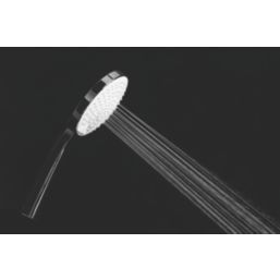 Swirl Solent Riser Rail Set Chrome - Screwfix