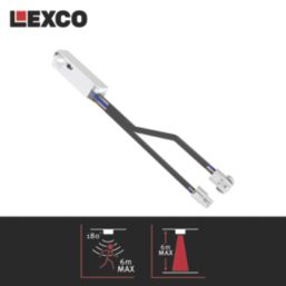 Lexco Alrai Indoor White Microwave Motion Sensor 360° - Screwfix