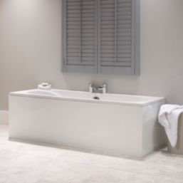 Monarch Front Bath Panel 1695mm White - Screwfix