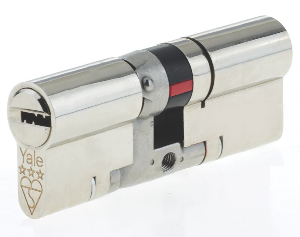 Yale Fire Rated 3 Star Platinum Double Euro Cylinder 50-50 (100mm ...