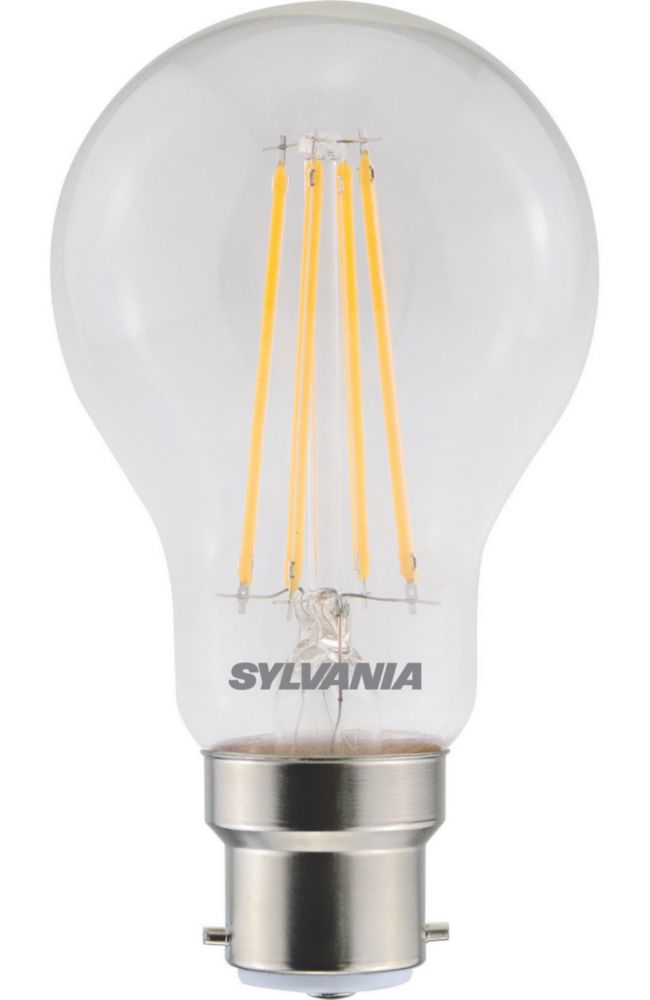 Sylvania ToLEDo Retro V5 CL 827 SL B22 GLS LED Light Bulb 806lm 7W ...