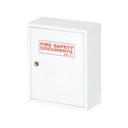 Firechief Key Lock Fire Document Cabinet 300mm x 140mm x 370mm White ...