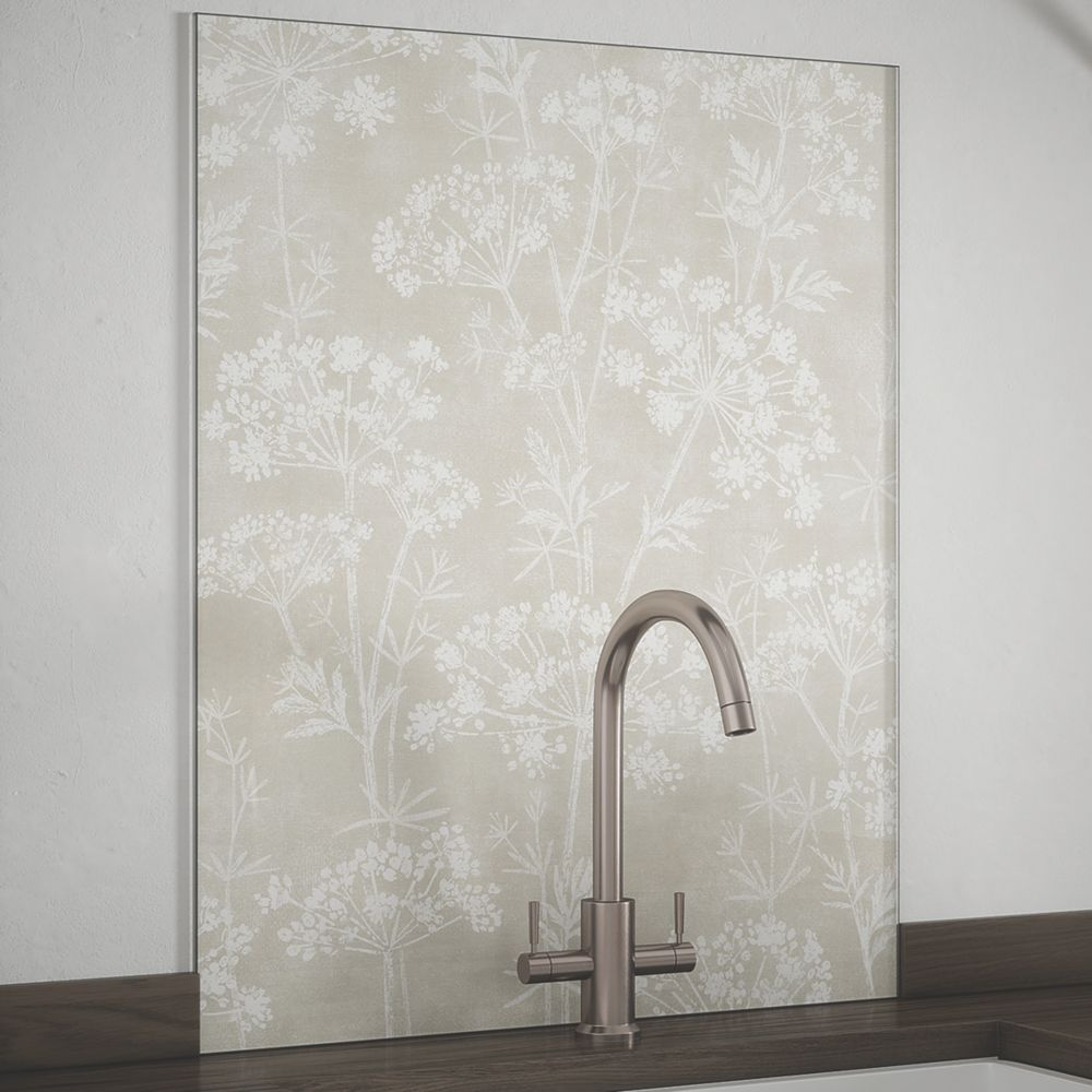 Country Living Meadow Ochre Kitchen Splashback 600mm x 750mm x 6mm ...