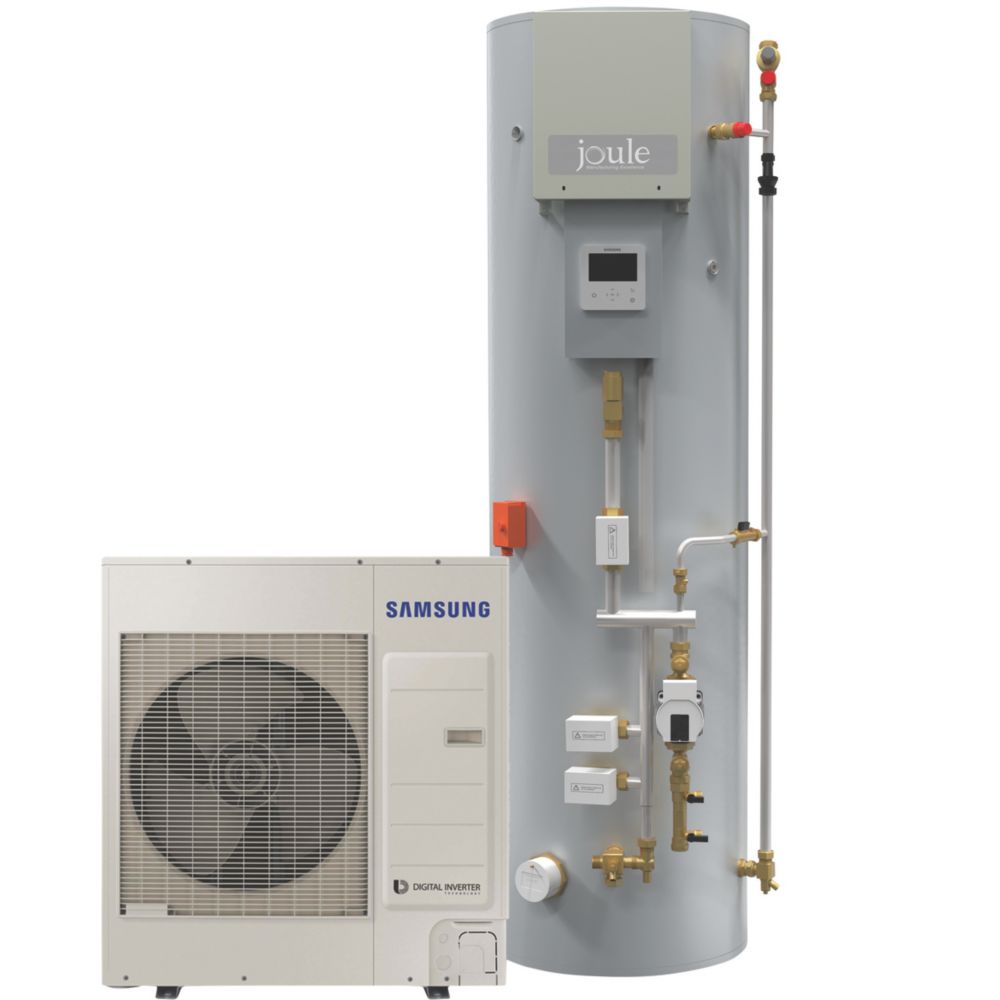 Samsung 8kW Air-Source Pre-Plumbed Heat Pump Kit 250Ltr - Screwfix