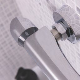 ETAL Dew Exposed Single Outlet Thermostatic Chrome Shower Valve - Screwfix